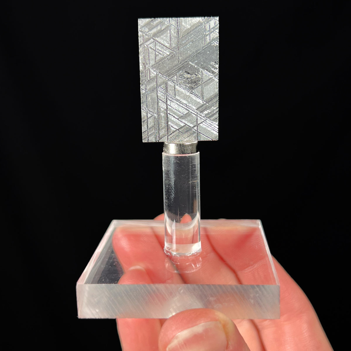 Stand M1 | Clear Acrylic Display with Magnet for Meteorites | For Sale ...